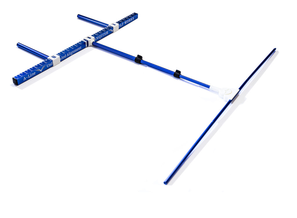 A-LINE: Set up and alignment training Aid – Vanquish Golf Works